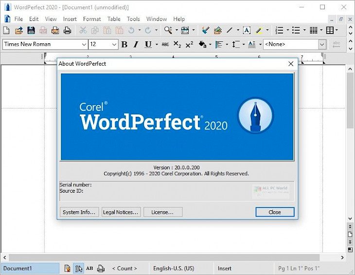 Download Corel WordPerfect Office For Windows 10 8 7 2021 Latest 
